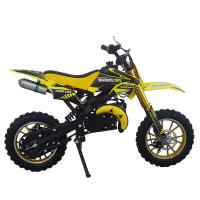 China 2-Stroke Mini Scooter 49cc Gasoline Powered Children's Pit Bike with Max Speed 30KM/H for sale