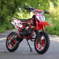 China 2-Stroke Mini Scooter 49cc Gasoline Powered Children's Pit Bike with Max Speed 30KM/H for sale