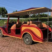 China Electric Classic Sightseeing Vintage Car GCC 4 Seats Tourist Coach with Performance for sale