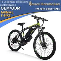 China Electric Bicycle 26-Inch Geared Bike with LED Headlights and Lithium Battery Power for sale