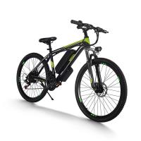 China Electric Bicycle 26-Inch Geared Bike with LED Headlights and Lithium Battery Power for sale
