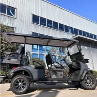 China 6 Seater Electric Golf Cart Dignified and Comfortable Black Color Max.Speed 25km/h for sale