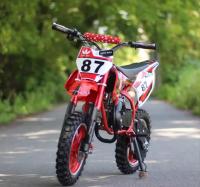 China Transmission Chain Drive Children's 49cc Mini Racing Pocket Bicycle for 10-Year-Old Boys for sale