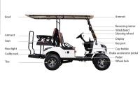 China 4 Seats Electric Lifted Golf Cart for Wedding and Resort Hotel Luxury Antique Design for sale