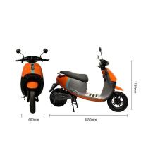 China 60v20Ah Battery Front and Rear Drum Brakes Electric Moped Motorcycle for Adult for sale