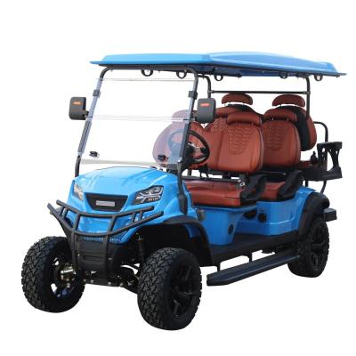 China Luxury Vintage 6 Seater Electric Golf Cart with Charger 8 hours Charging Time for sale