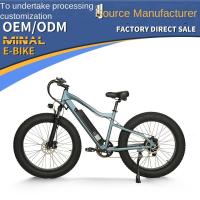 China 26-inch Adult Geared Lithium Battery Mountain Vehicle with Front and Rear Disc Brakes for sale