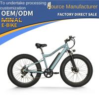 China 26-inch Adult Geared Lithium Battery Mountain Vehicle with Front and Rear Disc Brakes for sale