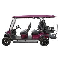 China High Rebound Leather Fabric Electric Golf Carts With Maximum Speed ≤30Km/h And Design for sale
