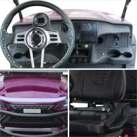 China High Rebound Leather Fabric Electric Golf Carts With Maximum Speed ≤30Km/h And Design for sale