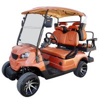China 4 Seater Electric Golf Car 4 Wheel Drive Utility for Golf Course from HM Chinese for sale