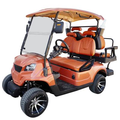 China 4 Seater Electric Golf Car 4 Wheel Drive Utility for Golf Course from HM Chinese for sale