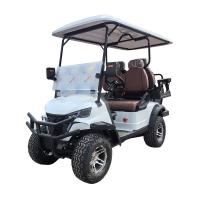 China 2*2 Seater Electric Golf Car with Foldable Windscreen and 70km Max Travelling Distance for sale