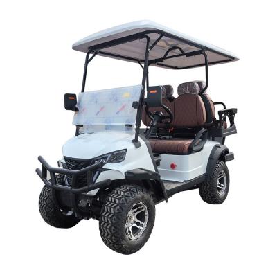 China 2*2 Seater Electric Golf Car with Foldable Windscreen and 70km Max Travelling Distance for sale