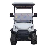 China 2*2 Seater Electric Golf Car with Foldable Windscreen and 70km Max Travelling Distance for sale