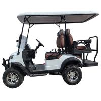 China 2*2 Seater Electric Golf Car with Foldable Windscreen and 70km Max Travelling Distance for sale