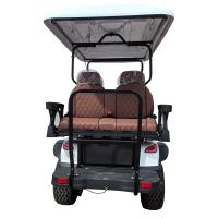 China 2*2 Seater Electric Golf Car with Foldable Windscreen and 70km Max Travelling Distance for sale