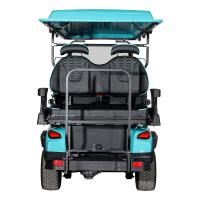 China 6 Seater Lithium Battery Lifted Golf Buggy Car Electric Hunting Golf Cart 3695*1340*2060MM for sale