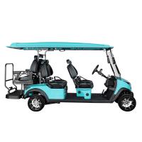 China 6 Seater Lithium Battery Lifted Golf Buggy Car Electric Hunting Golf Cart 3695*1340*2060MM for sale