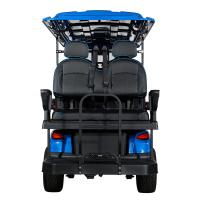China Electric Golf Cart with 12 Inch Tires and Front Disc Rear Drum Brakes 6 Seater Vehicle for sale