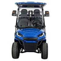 China Max.Speed of 25km/h High End Styles 4 Wheel 4 Seater Golf Buggy Folding Glass Golf Cart for sale