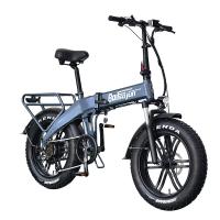 China 24'' Endurance Foldable Power Electric Bicycle 20-Inch Fat Tire Snow Bicycle Lightweight Scooter for sale