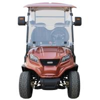 China Front Disc Rear Drum Brake System 2 Seats Mini Electric Golf Cart with Lithium Battery for sale