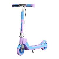China 10 Inch Black Three Wheeled Scooter with Large-Capacity Lithium Battery for 6-8 Years for sale