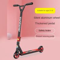 China Height Adjustable 10 Inch Black Single Drive Scooter with Large-capacity Lithium Battery for sale