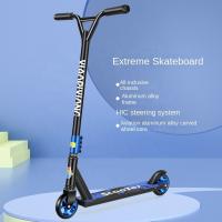 China Height Adjustable 10 Inch Black Single Drive Scooter with Large-capacity Lithium Battery for sale