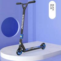 China Height Adjustable 10 Inch Black Single Drive Scooter with Large-capacity Lithium Battery for sale