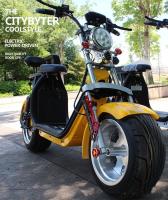 China Electronic Citycoco Removable Battery Fat Tire Scooter 1000W with NO Foldable Design for sale