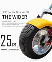 China Electronic Citycoco Removable Battery Fat Tire Scooter 1000W with NO Foldable Design for sale