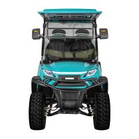 China AC Battery Powered 6 Seater Golf Cart with Customised Colour/Logo and Lifted Design for sale