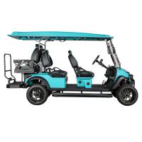 China AC Battery Powered 6 Seater Golf Cart with Customised Colour/Logo and Lifted Design for sale