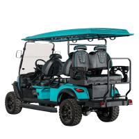China AC Battery Powered 6 Seater Golf Cart with Customised Colour/Logo and Lifted Design for sale