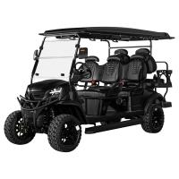 China Luxury 6 Seaters Electric Golf Cart with KDS Motor and Front Disc Rear Drum Brake System for sale