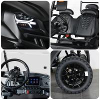China Luxury 6 Seaters Electric Golf Cart with KDS Motor and Front Disc Rear Drum Brake System for sale