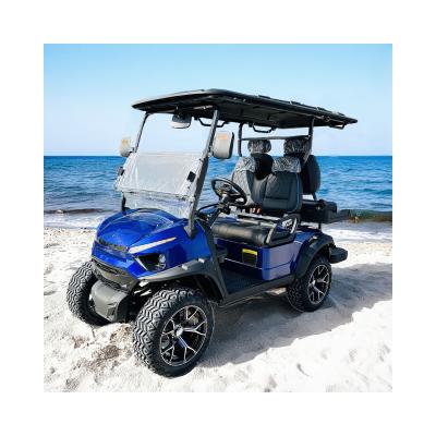 China 48v 72v Ac System Lithium Battery Powered Electric Golf Car Seats 3 4 Max.Speed 50Km/h for sale