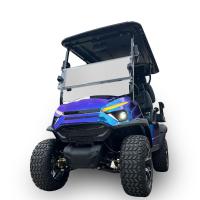 China 48v 72v Ac System Lithium Battery Powered Electric Golf Car Seats 3 4 Max.Speed 50Km/h for sale