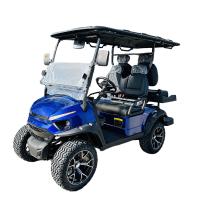 China 48v 72v Ac System Lithium Battery Powered Electric Golf Car Seats 3 4 Max.Speed 50Km/h for sale