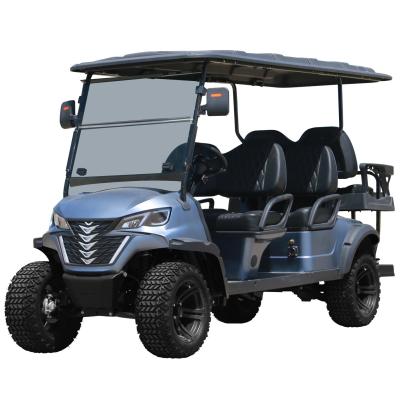 China Max.Travelling Range 70km Electric Golf Cart with 4WD and Lithium Battery 4 to 6 Seats for sale