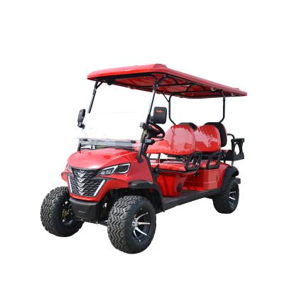 China 48V5KW KDS AC Asynchronous Motor 4 Seater Lithium Electric Golf Cart for Off Road Hunting for sale