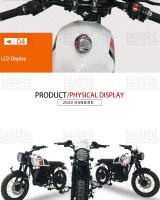 China Retro Electric Scooter with 72v40av Electric Motor Climbing Slope 25° Range 100-110Km for sale