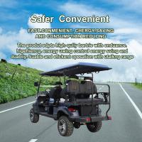 China 12 Inch Tires Electric Golf Cart Max Speed 25KM/H Sales Office 4-Seater Sightseeing Car for sale