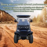 China 12 Inch Tires Electric Golf Cart Max Speed 25KM/H Sales Office 4-Seater Sightseeing Car for sale