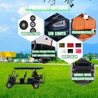 China 12 Inch Tires Electric Golf Cart Max Speed 25KM/H Sales Office 4-Seater Sightseeing Car for sale
