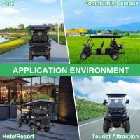 China 12 Inch Tires Electric Golf Cart Max Speed 25KM/H Sales Office 4-Seater Sightseeing Car for sale