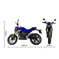 China 72v 60ah Lithium Battery Electric Motorcycle with 110-130Km Range and 2040*560*1100mm Size for sale