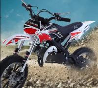 China Chain Drive Transmission 49cc Gasoline Motorcycle for Children Mini Off-Road Vehicle for sale